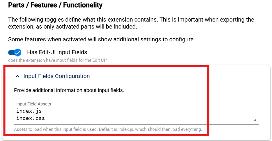 Input field extension | 2sxc 20 for Dnn and Oqtane